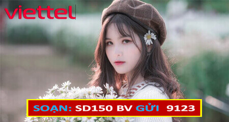 Đăng ký nhanh gói SD150 Viettel chỉ 150k/tháng có 3GB/ngày